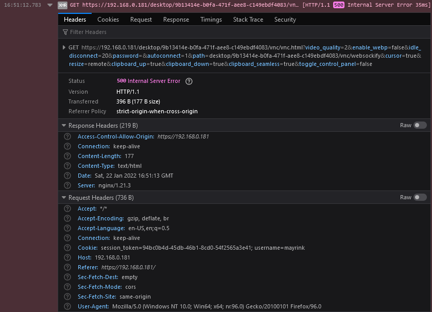 Kasm does not load sessions. · Issue #89 · kasmtech/workspaces-issues · GitHub