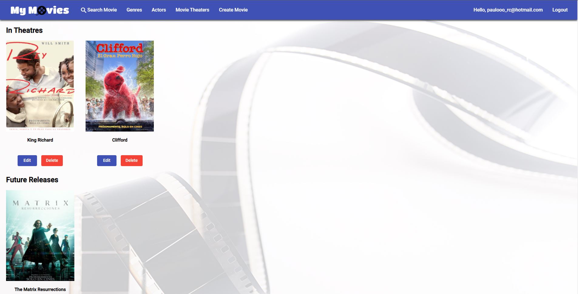 GitHub - paulomendez1/MyMovies: Website about Movies (.NET 5 & Angular 12)