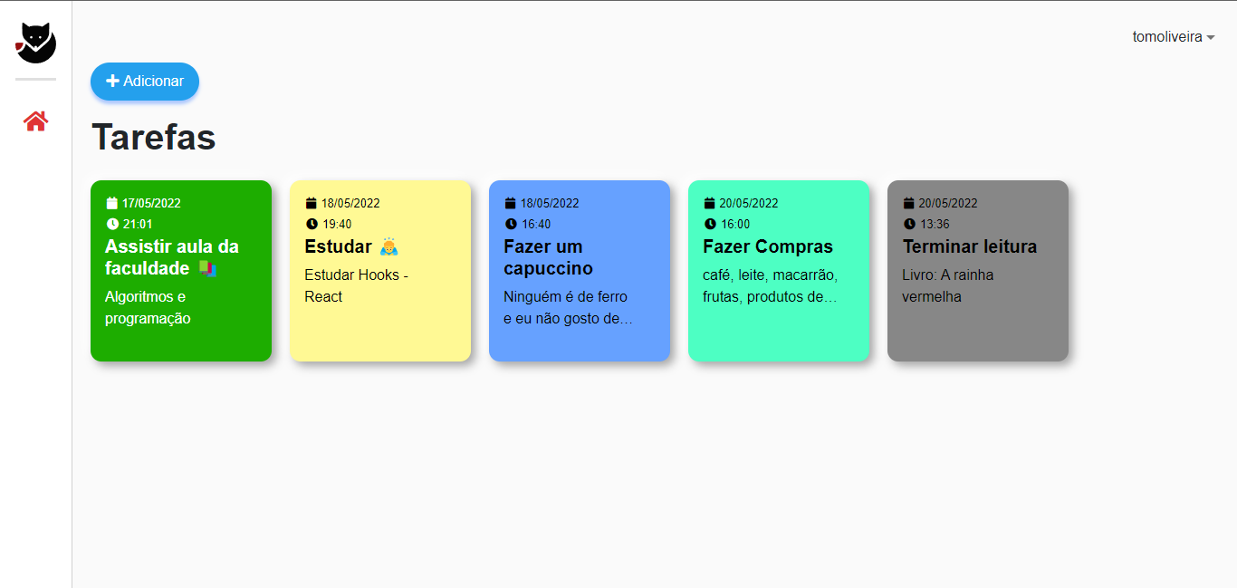 GitHub - tomoliveira1/oneProject: Organize suas tarefas de maneira simples