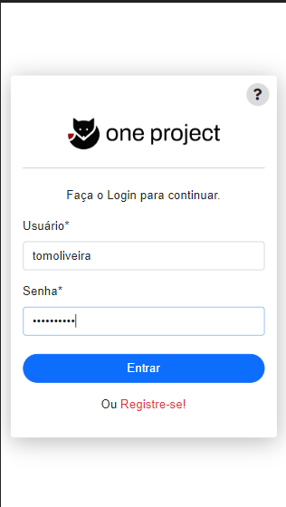 GitHub - tomoliveira1/oneProject: Organize suas tarefas de maneira simples