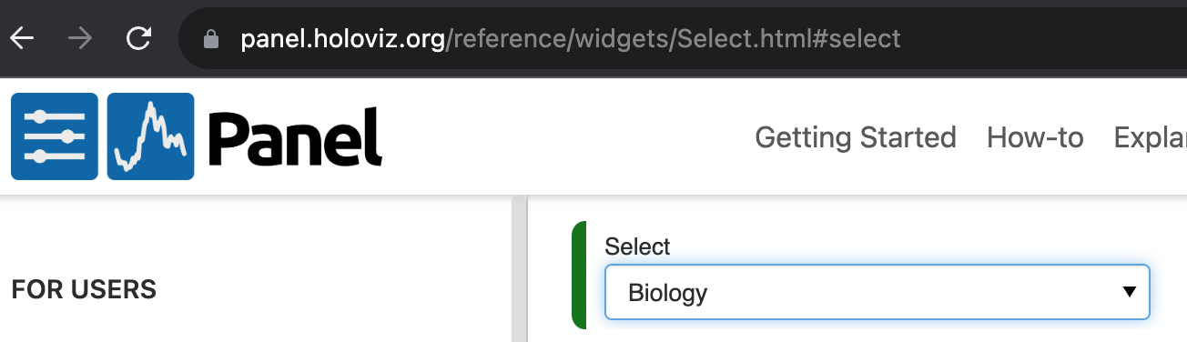 Material design Select widget name rendered too low · Issue #5620 · holoviz/panel · GitHub