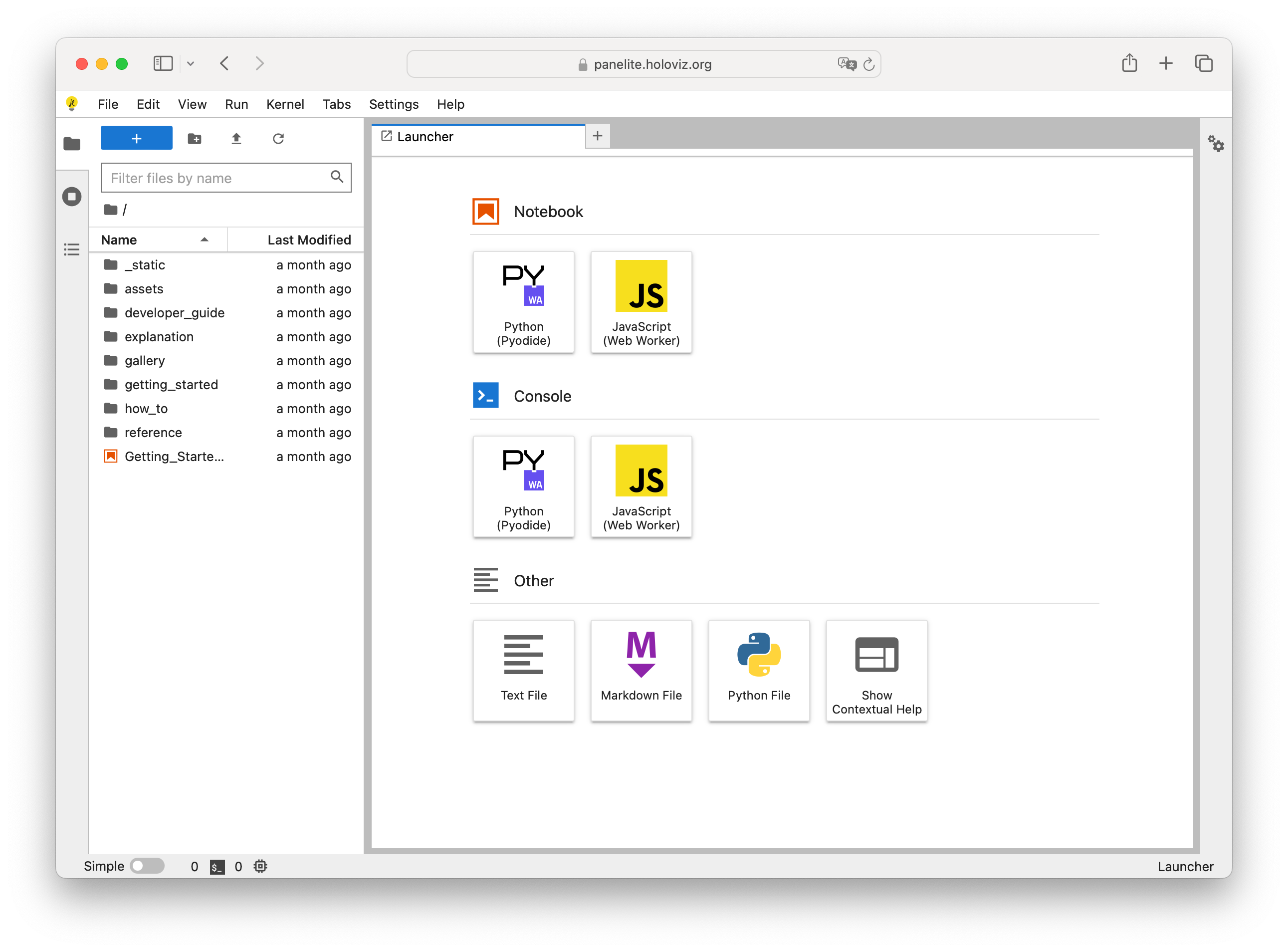 Open This Notebook In Jupyterlite Not Working · Issue 5644 · Holovizpanel · Github