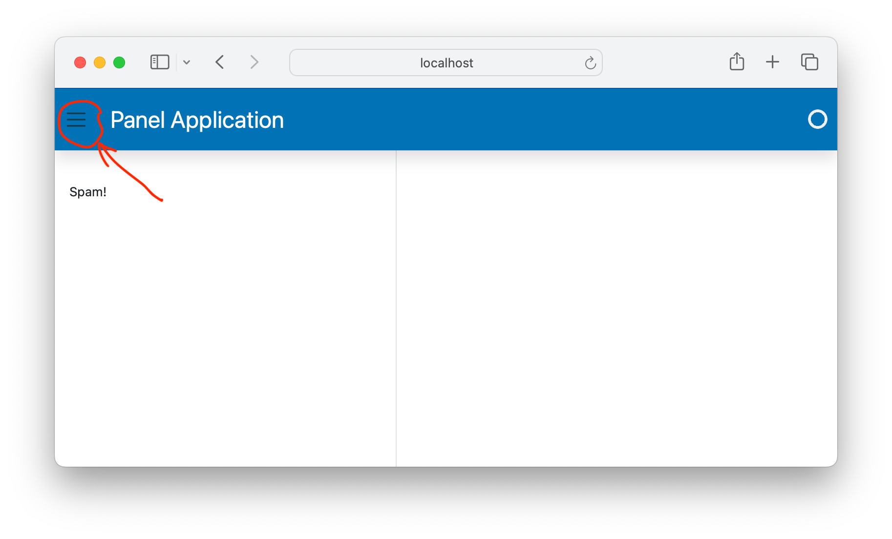 Bootstrap theme sidebar hamburger icon wrong color · Issue #5797 ...