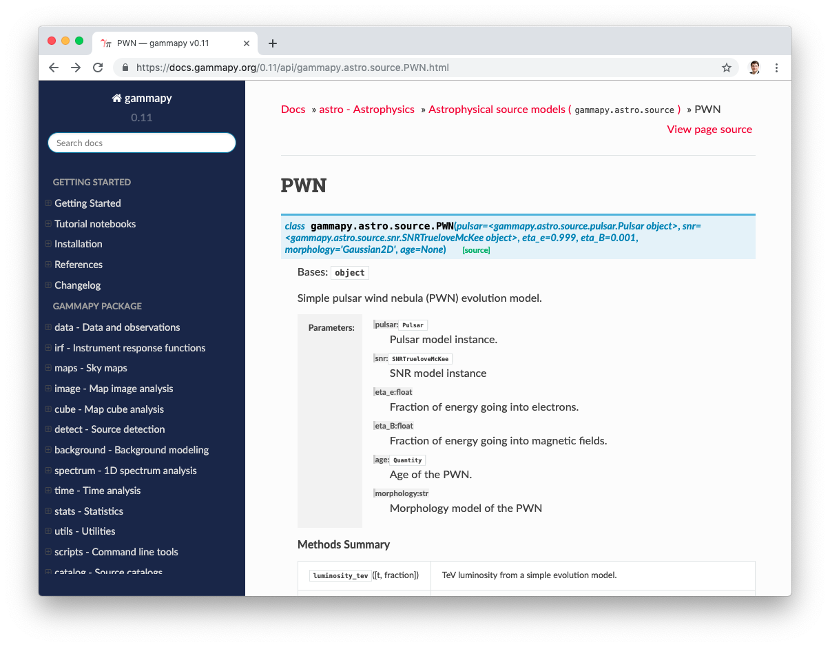 Sphinx HTML formatting missing colon in parameters · Issue #2164 · gammapy/gammapy · GitHub