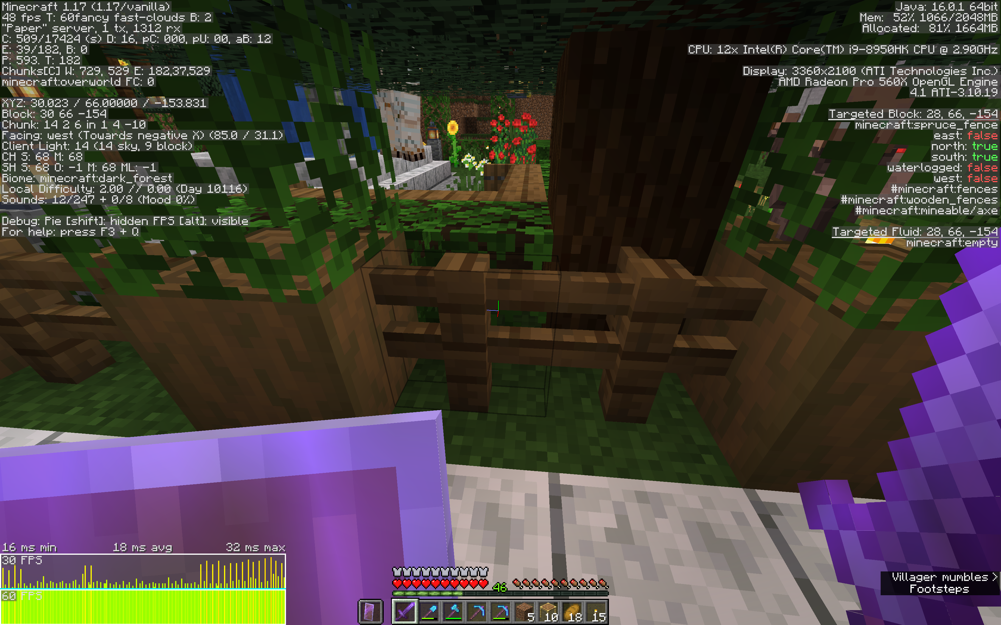 [1.17] Exception loading entity, Villagers are missing · Issue #6037 · PaperMC/Paper · GitHub