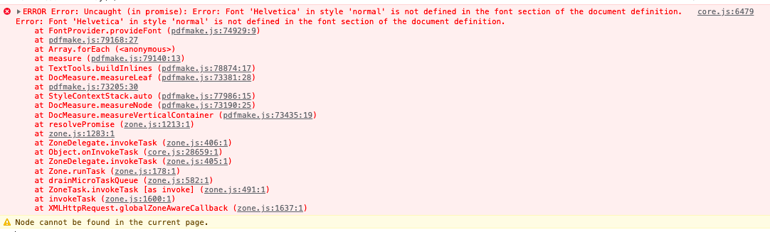 On Downloading pdf, it is showing following ERROR Error: Uncaught (in ...