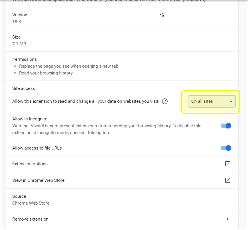 Synchronisation down with vivaldi · Issue #125 · fastaddons/GroupSpeedDial · GitHub