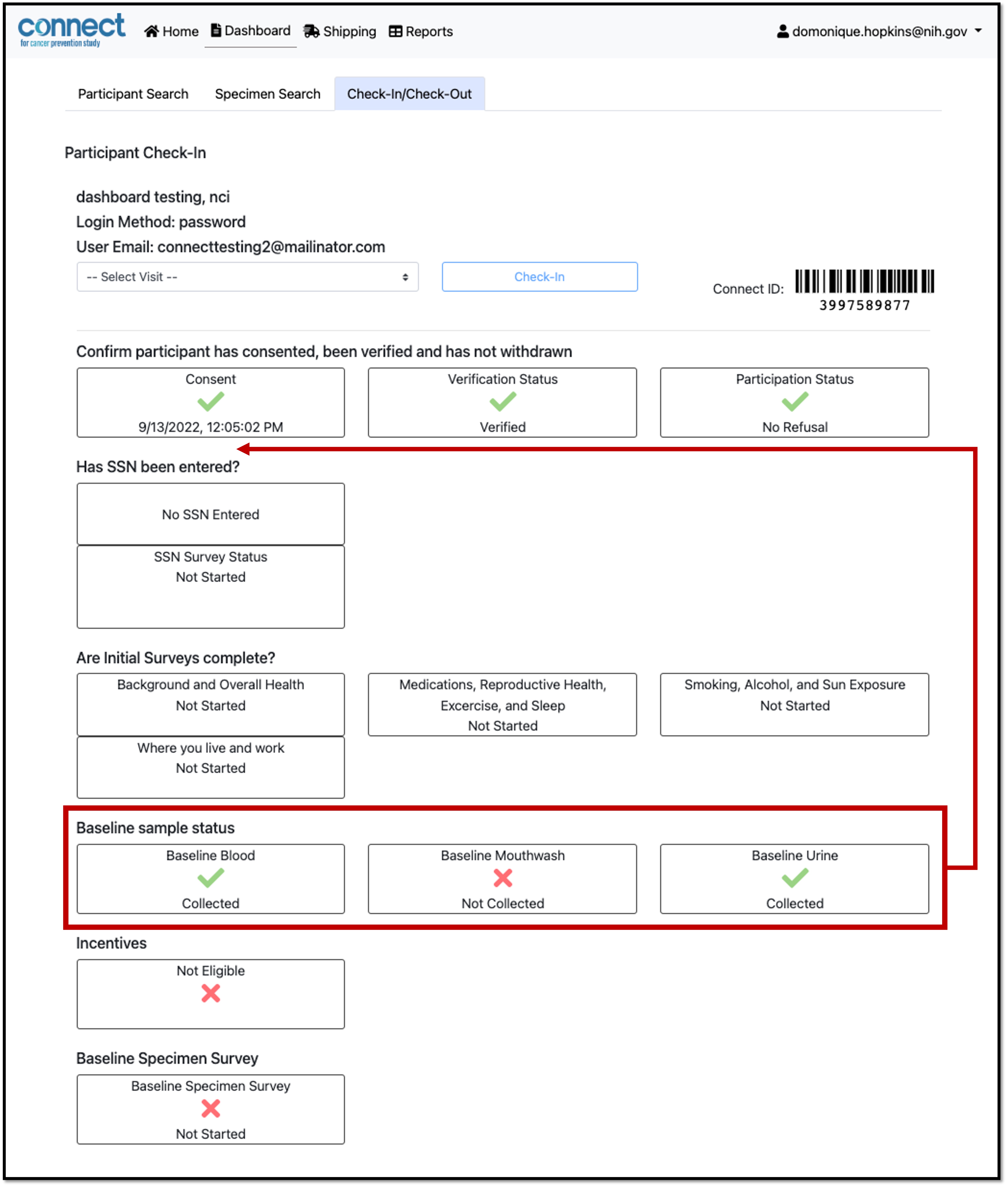 Check-In Page Change(s) to Prevent Duplicate Collections · Issue #606 · episphere/connect · GitHub
