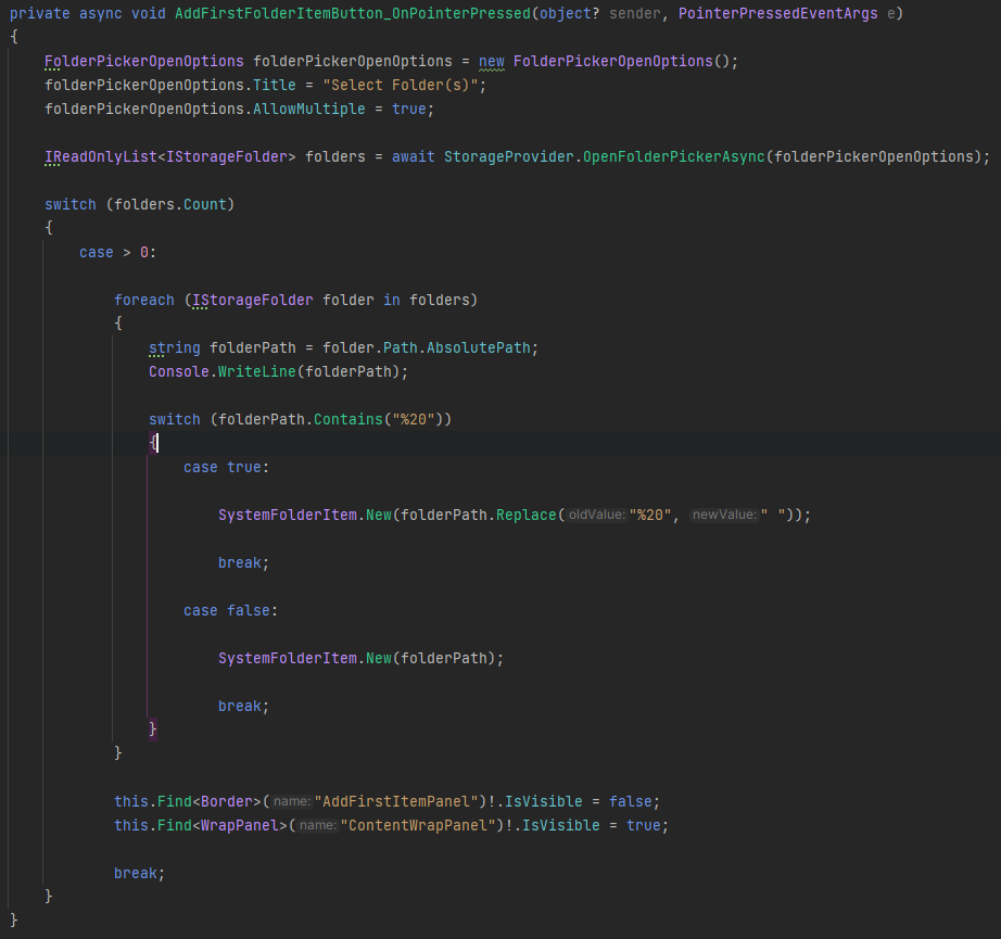 Error returned when using OpenFolderPickerAsync. · AvaloniaUI Avalonia · Discussion #12797 · GitHub