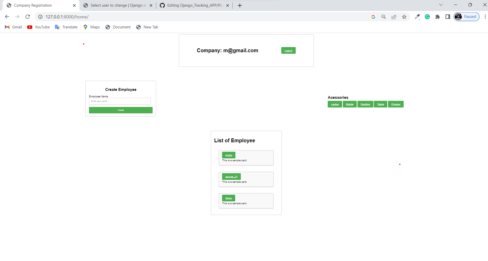 GitHub - Gourob47/Django_Tracking_APP: Company Create Employee with Tracking Employee and Device ...