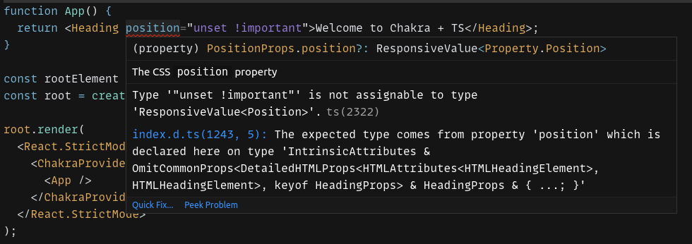 Typescript Property Position Does Not Support Important · Issue 7211