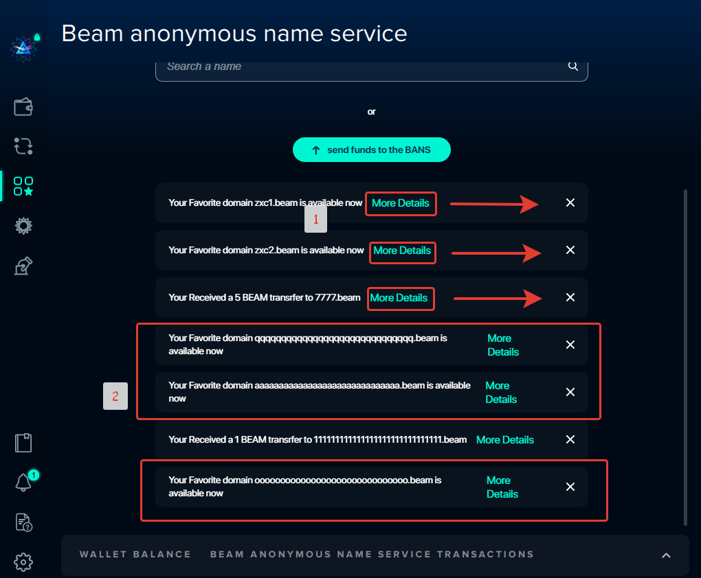 BANS - create notification "domain on sale" · Issue #27 · BeamMW/bans · GitHub