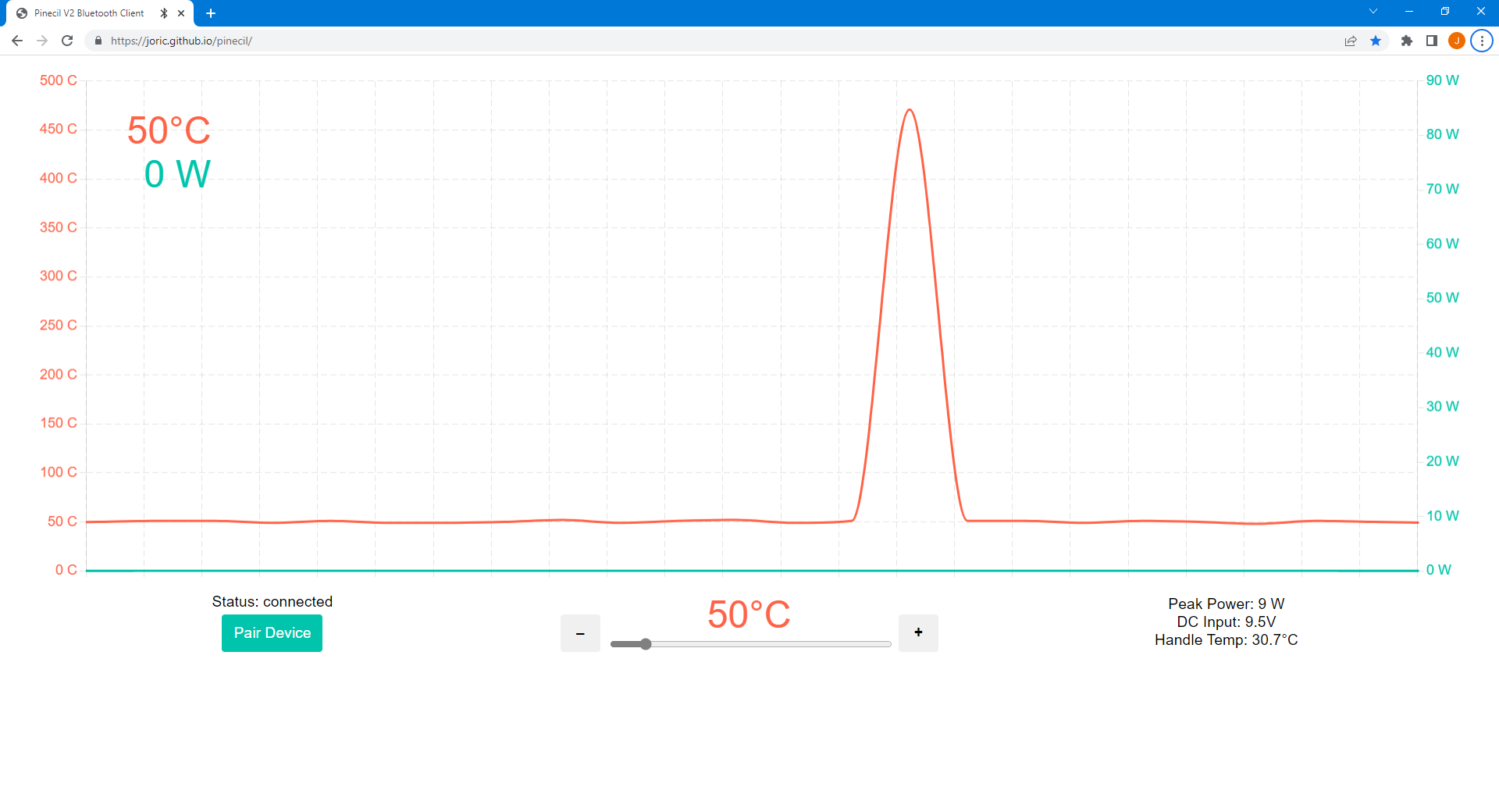 Random spikes in temperature to 473C on Pinecil V2 · Issue #1485 · Ralim/IronOS · GitHub