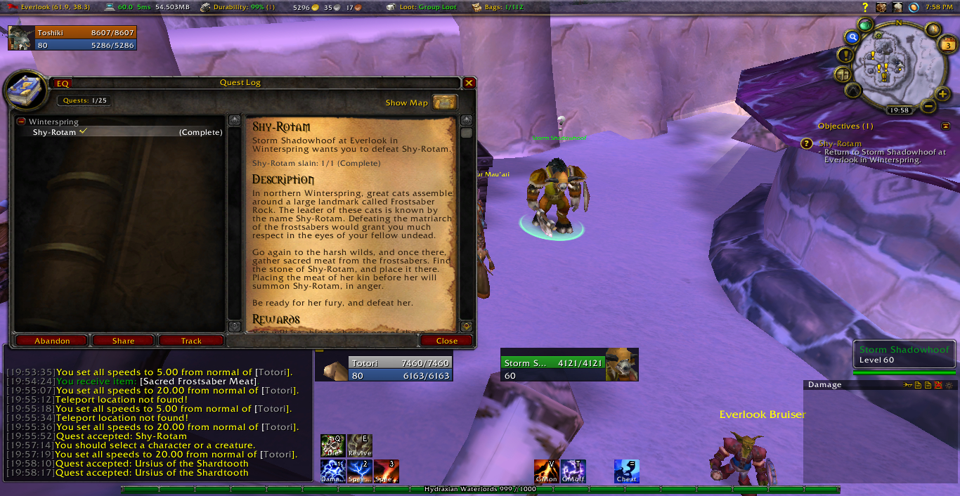 Quest "Shy-Rotam" - Issues With NPC Script and Party Handin · Issue #8254 · azerothcore ...