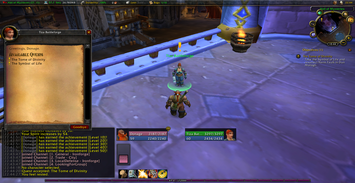 Duthorian Rall don't offer "The Symbol of Life" quest · Issue #8724 ...