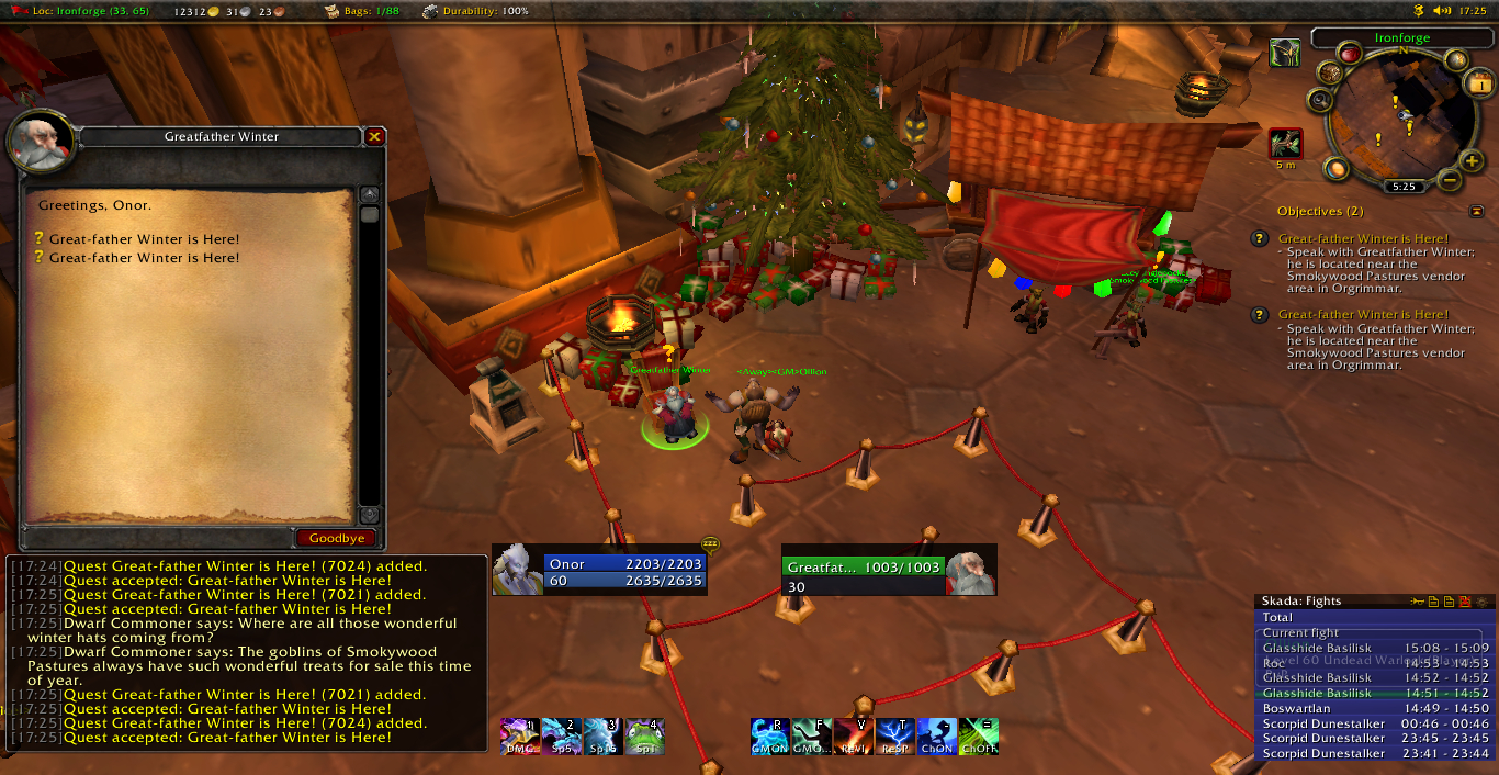 Various issues with Great-father Winter is Here! quest · Issue #9440 ...