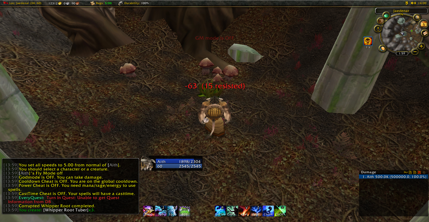 Corrupted Whipper Root in Felwood not working · Issue #2460 ...