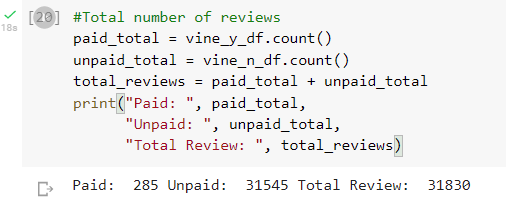 GitHub - ChalmersMJason/Amazon_Vine_Analysis: Module 16 Challenge