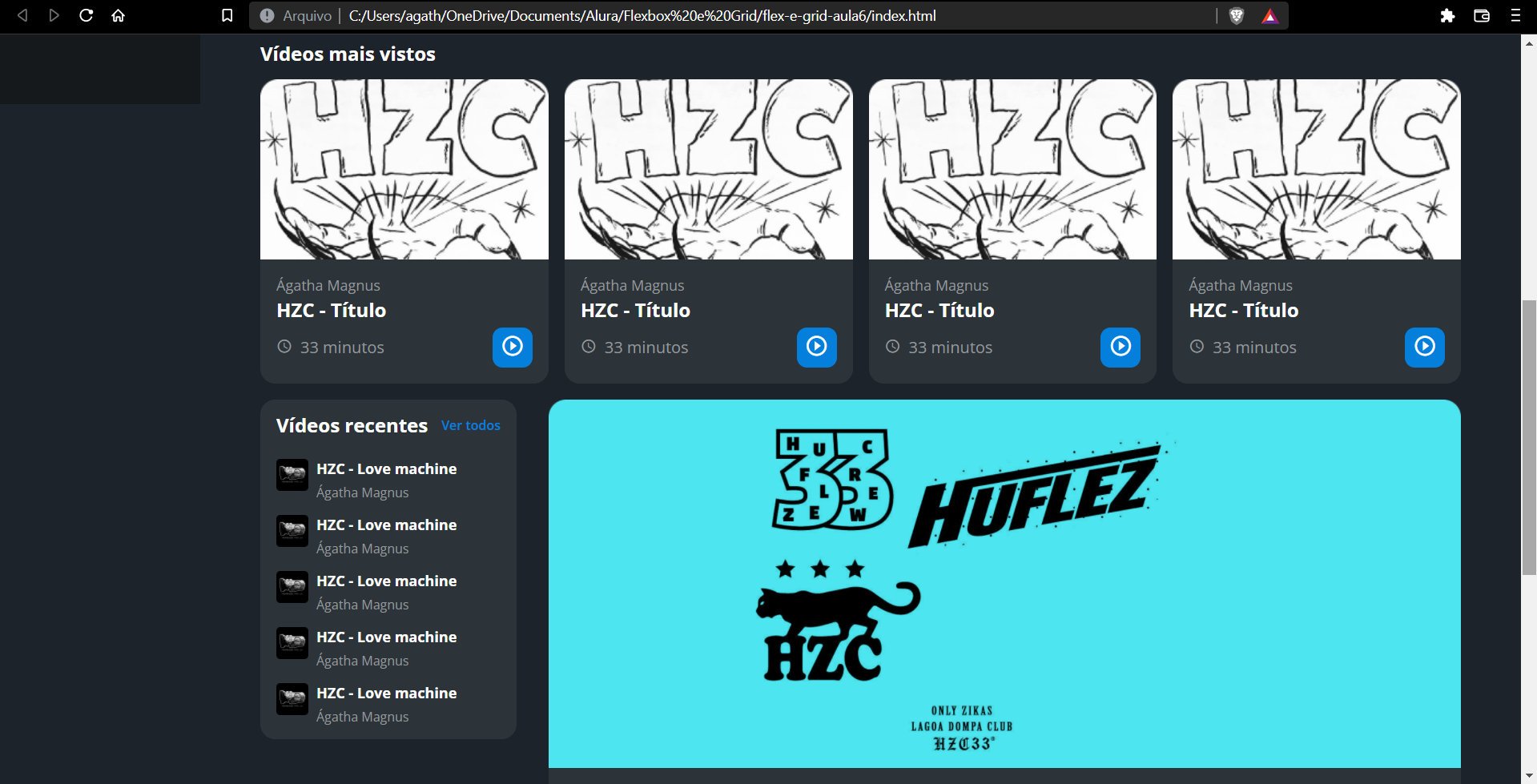 GitHub - htamagnus/Site-HZC-Projeto-Alura-Flexbox-e-Grid