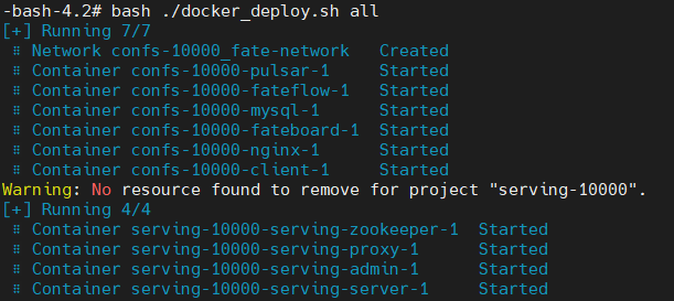Issues found in docker-compose deployment · Issue #837 · FederatedAI/KubeFATE · GitHub