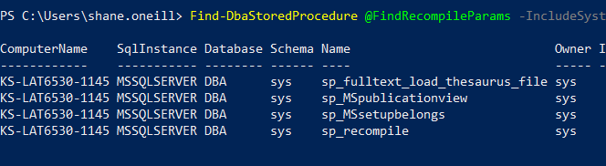 Find-DbaStoredProcedure does not report TextHeader content · Issue #3687 · dataplat/dbatools ...