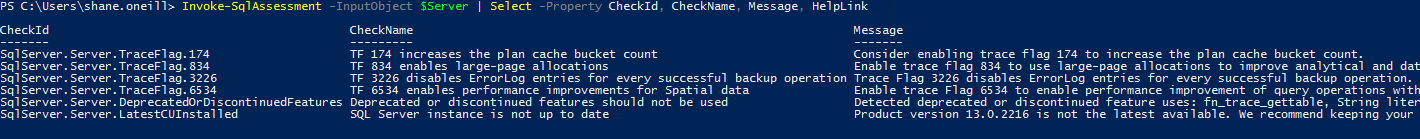Format File for Invoke-SqlAssessment of SQL Server Assessment APIs · Issue #607 · microsoft/sql ...