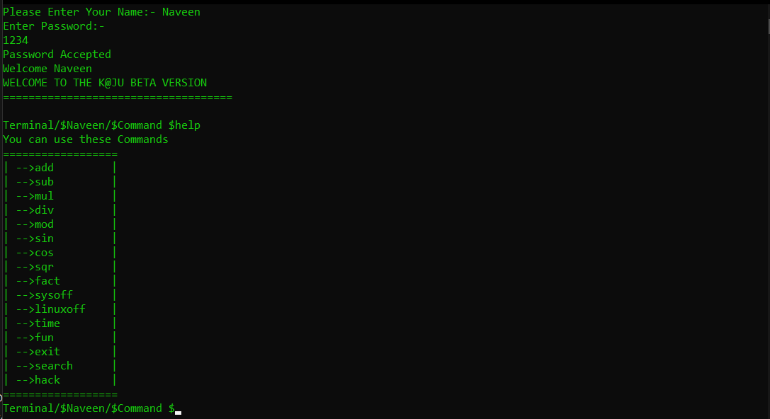 GitHub - NaveenHere/Terminal-Beta