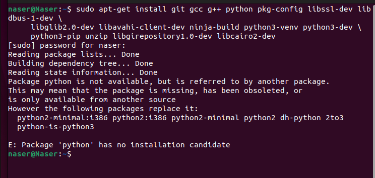 Fail Installation On Ubuntu 22 04 LTS Issue 17947 Project chip connectedhomeip GitHub