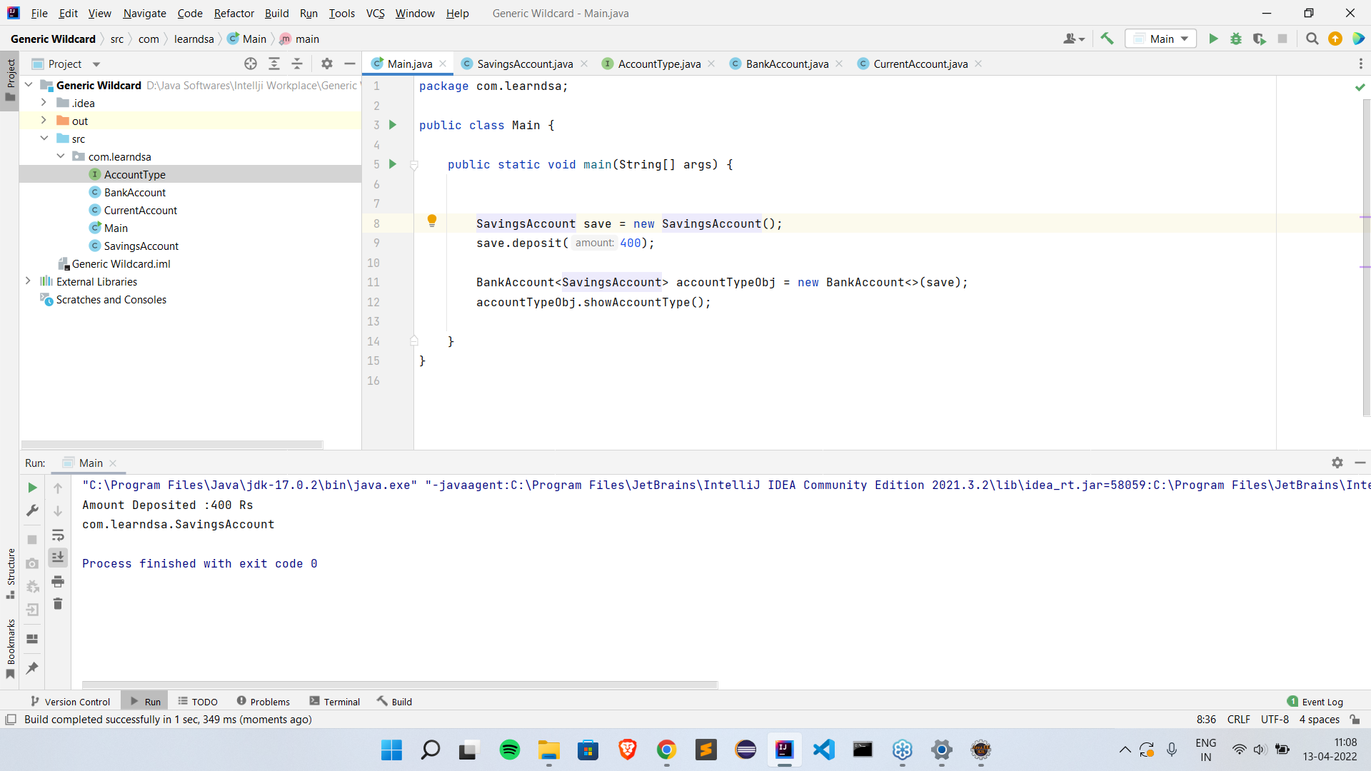 Task - Generics - Bank Accounts · akash-coded core-java · Discussion #67 · GitHub