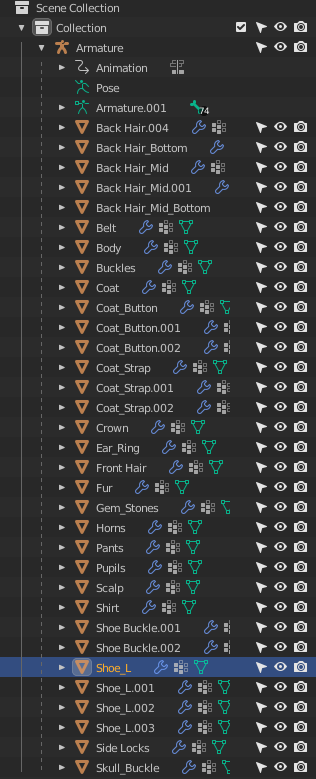Every object of the armature gets an animation track after export. · Issue #1681 · KhronosGroup ...