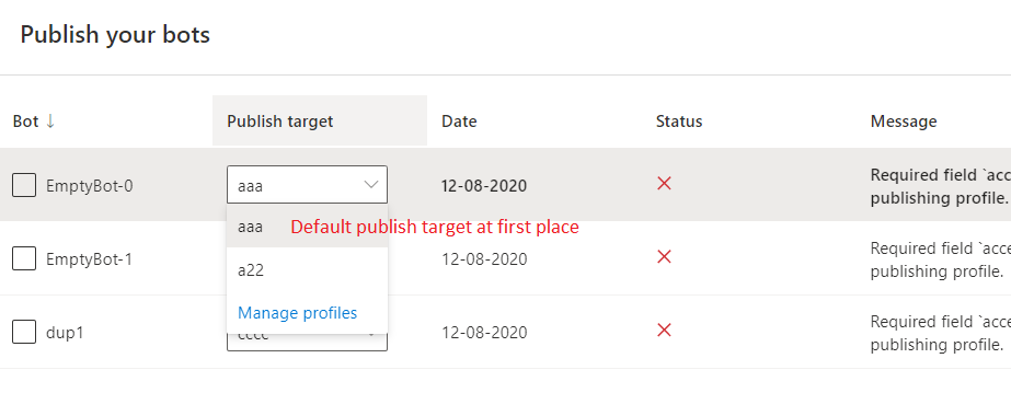 Ux Feedbacks Of Bot Project Publish · Issue 5219 · Microsoftbotframework Composer · Github