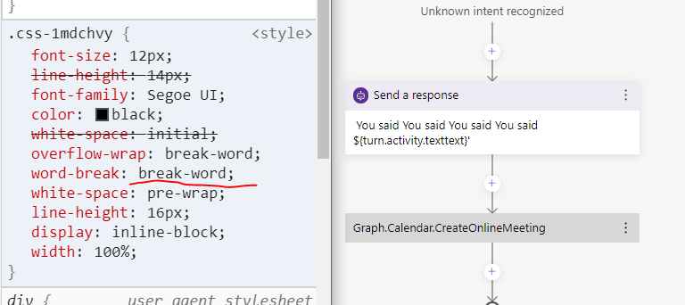 Improve Sendactivity Word Wrap · Issue 2875 · Microsoftbotframework 