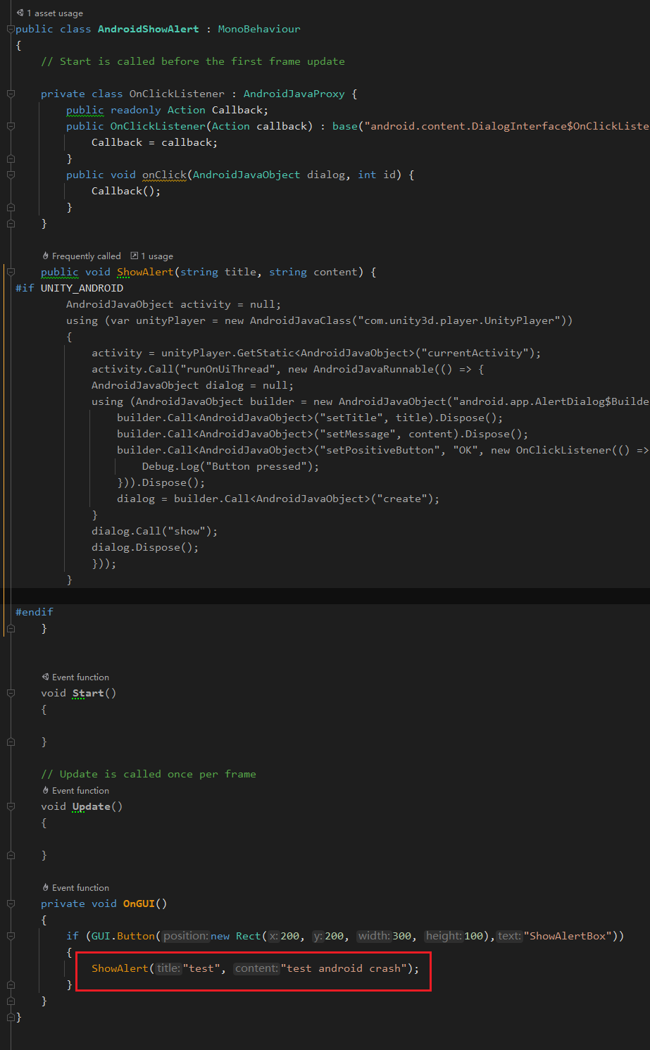crash on android phone when show android native alert box · Issue #179 · mob-sakai ...