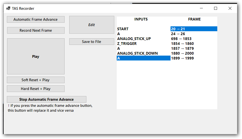 [Feature request]: Tool Assisted Speedrun Support · Issue #2359 · project64/project64 · GitHub