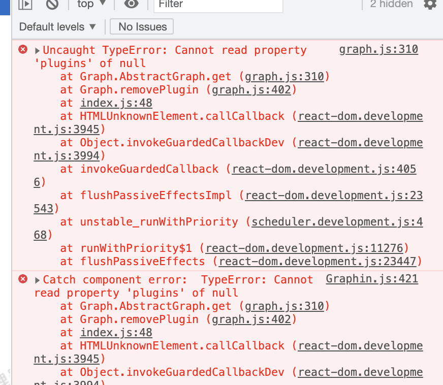 MiniMap 组件离开当前页面之后报错 · Issue #259 · antvis/Graphin · GitHub