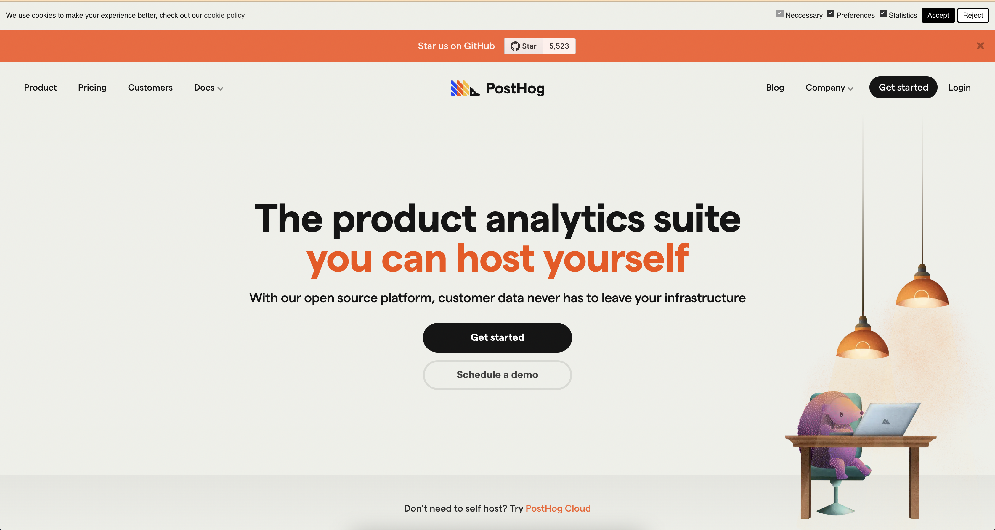 Github Posthog Cookie Banner Cookie Banner Which You Can Use With
