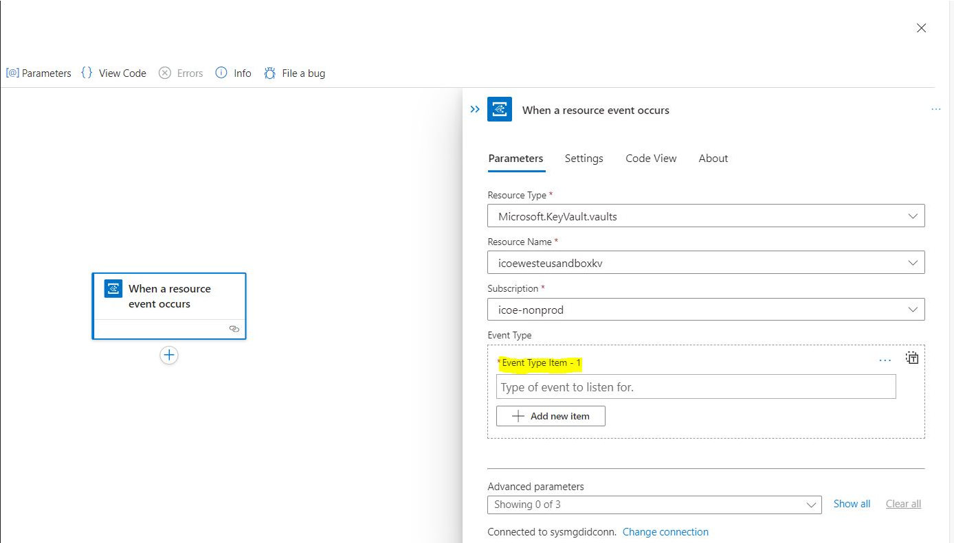Event Type Item not listing when using Event Grid Trigger in new designer of Logic App standard ...