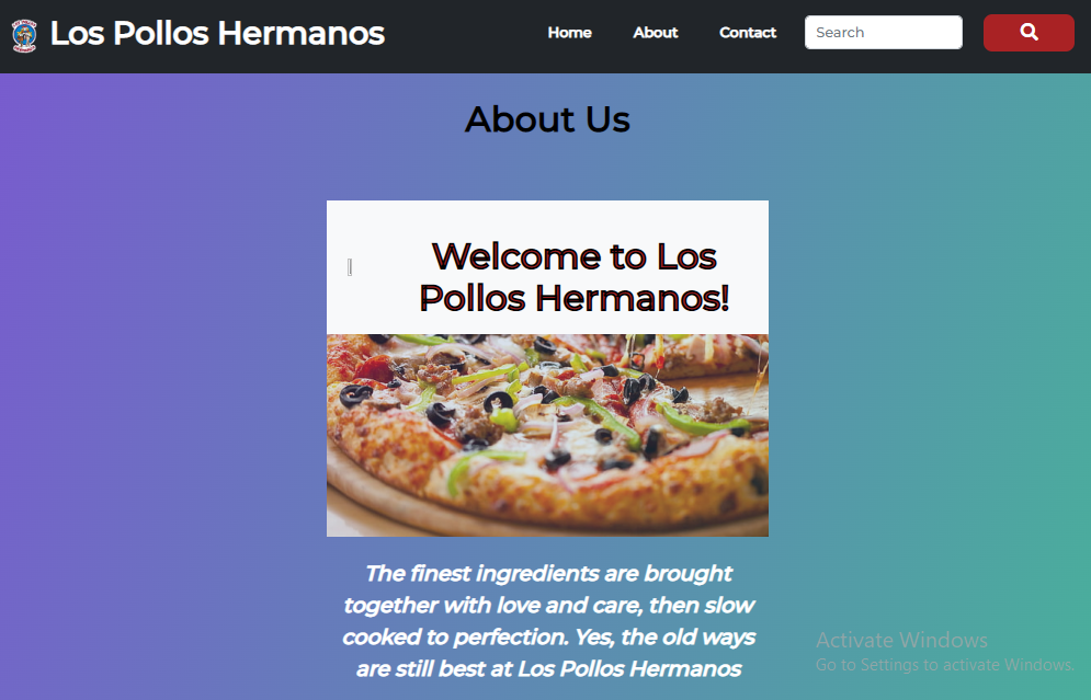 Update the about us section · Issue #169 · flyingSaucer87/los-pollos-hermanos · GitHub