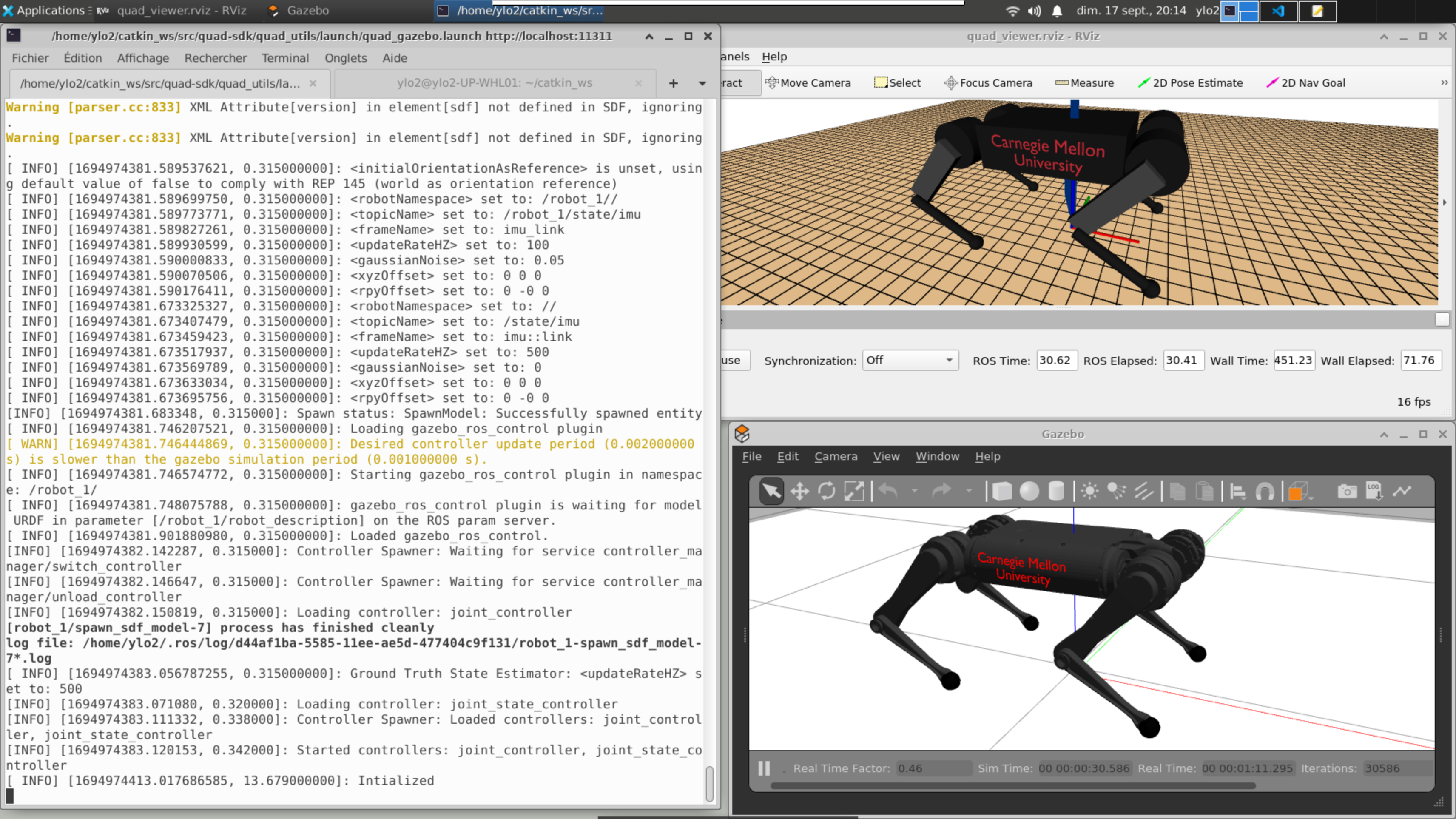 issues on noetic_devel_ekf_clean · Issue #402 · robomechanics/quad-sdk · GitHub