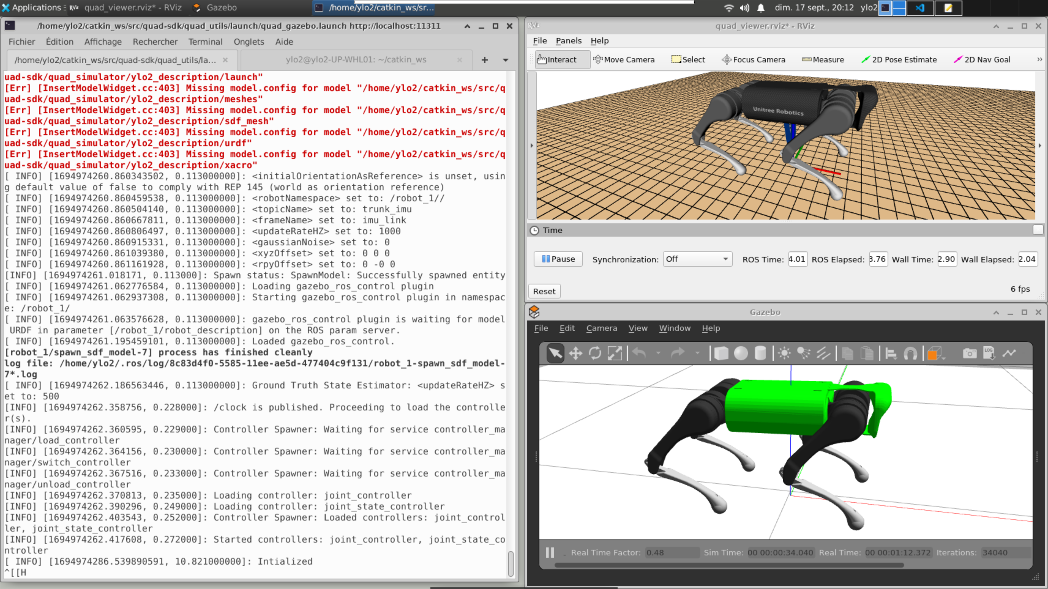 issues on noetic_devel_ekf_clean · Issue #402 · robomechanics/quad-sdk · GitHub