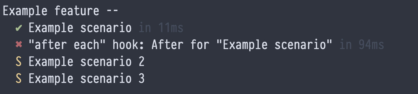 After hook stops the execution of Scenarios · Issue #3565 · codeceptjs/CodeceptJS · GitHub