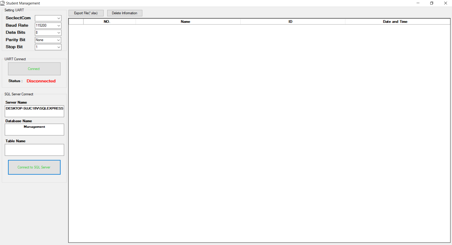 GitHub - ChuQuocVu/MIS-Management-Information-System: GUI giao tiếp với kit Tiva C qua cổng Com