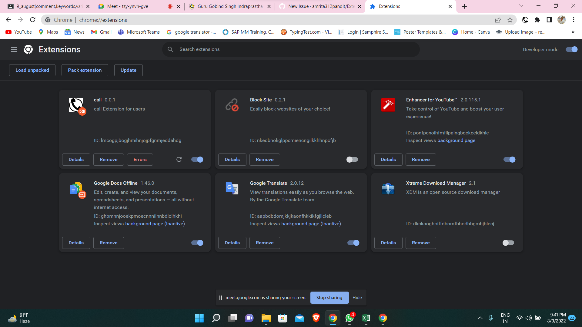 Github Amrita312pandit Extension