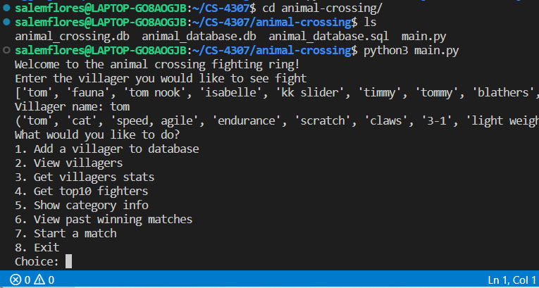 GitHub - jerusalemflores/animal-crossing-database