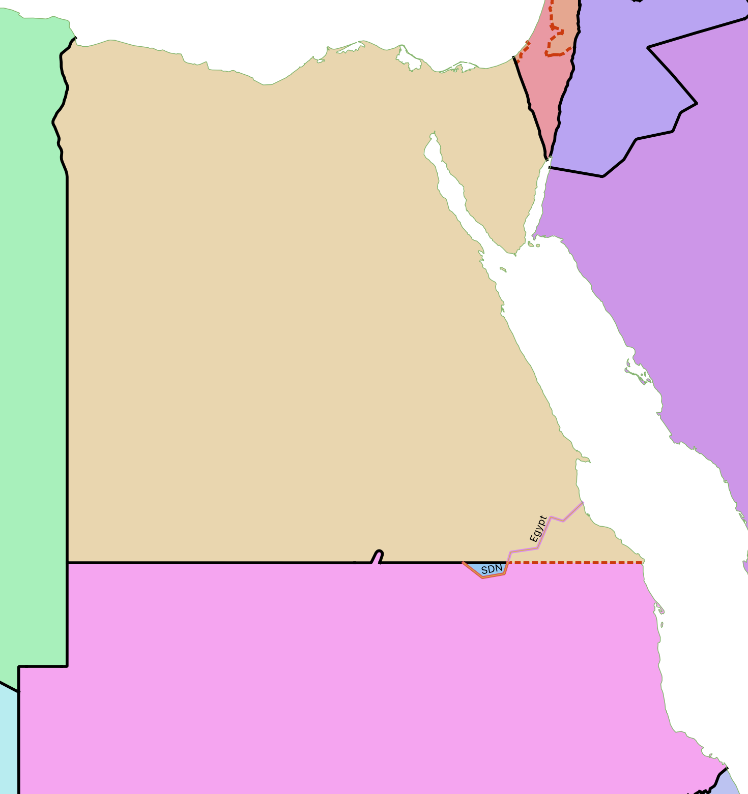 Bir Tawil and Halaib unclaimed territories not present · Issue #255 ...