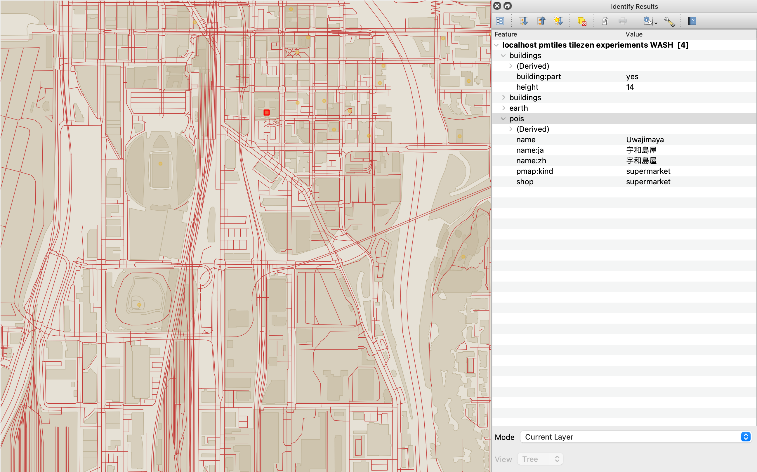 POI for way with `shop=supermarket` is missing · Issue #48 · protomaps/basemaps · GitHub