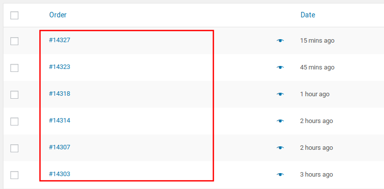 Order Number Column Does Not Show User S E Mail And Isn T Overrideable From Filters · Issue