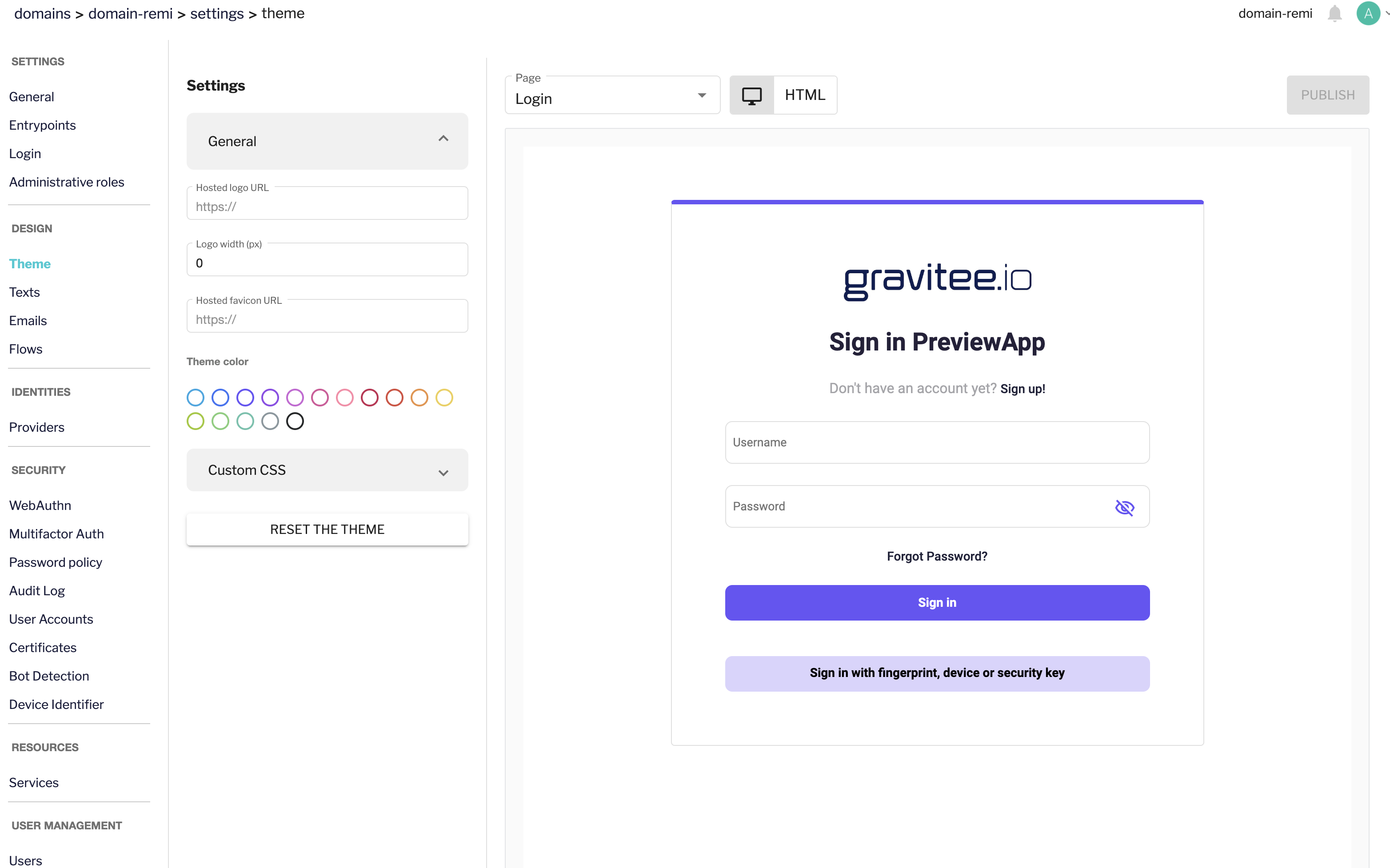 Am Theme Edition Page Desnt Render Correctly · Issue 8654 · Gravitee Ioissues · Github 8861