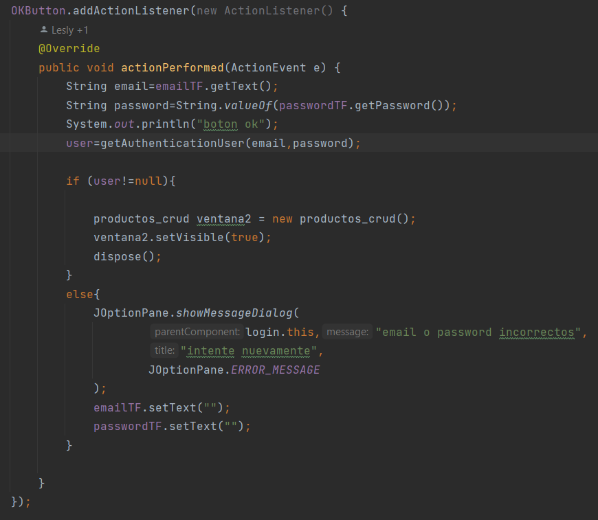 GitHub - Lesly-liseth/Prueba-2: sistema de registro de productos con CRUD