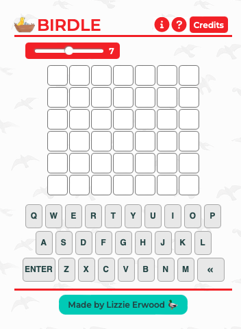 GitHub - l-erw/birdle: a wordle clone about birds